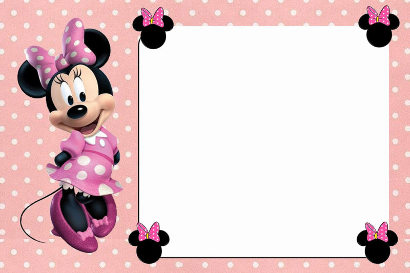 The Largest Collection Of FREE Minnie Mouse Invitation Templates Part 2