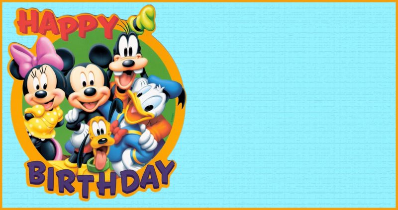 Mickey Mouse Invitation Template Free Download Collection